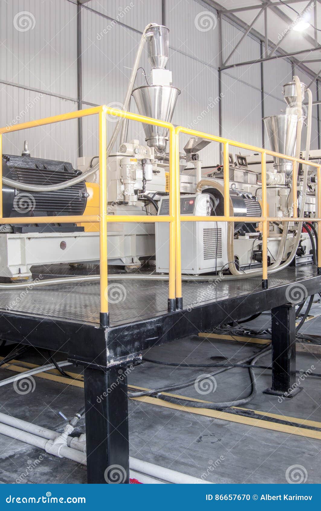 Workshop for Production of Polypropylene and Polyethylene Stock Photo ...