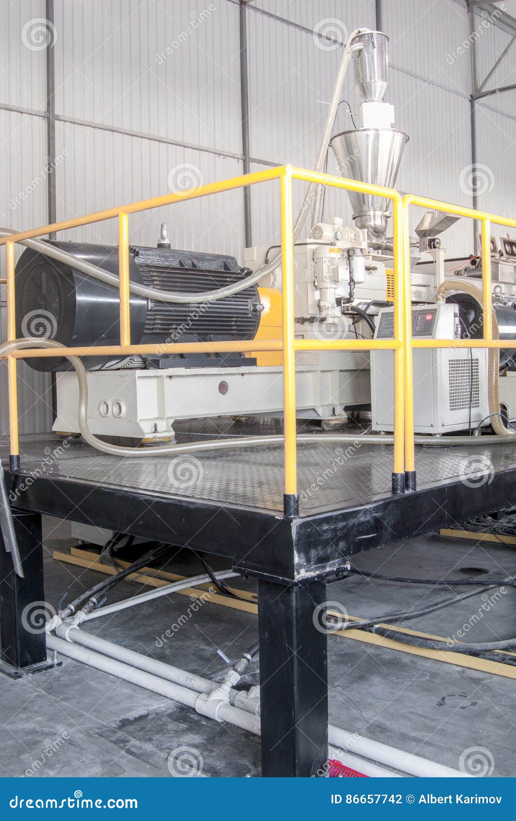 Workshop for Production of Polypropylene and Polyethylene Stock Photo ...