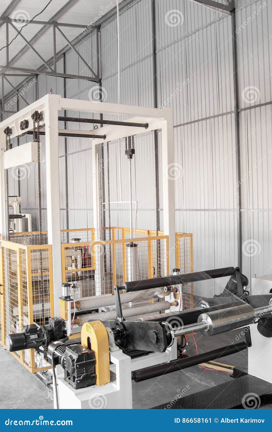 Workshop for Production of Polypropylene and Polyethylene Stock Image ...