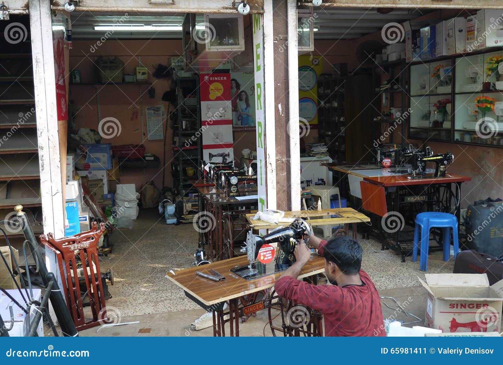 Workshop on Repair and Tailoring Editorial Photo - Image of clothes ...