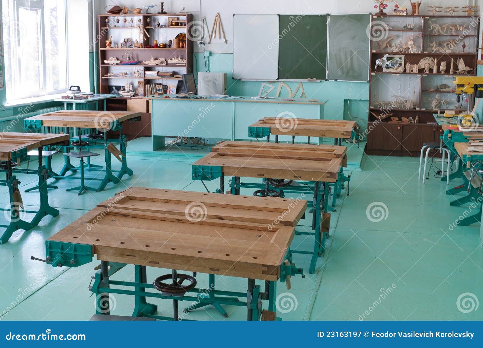 Workshop at school. stock image. Image of school, computer - 23163197