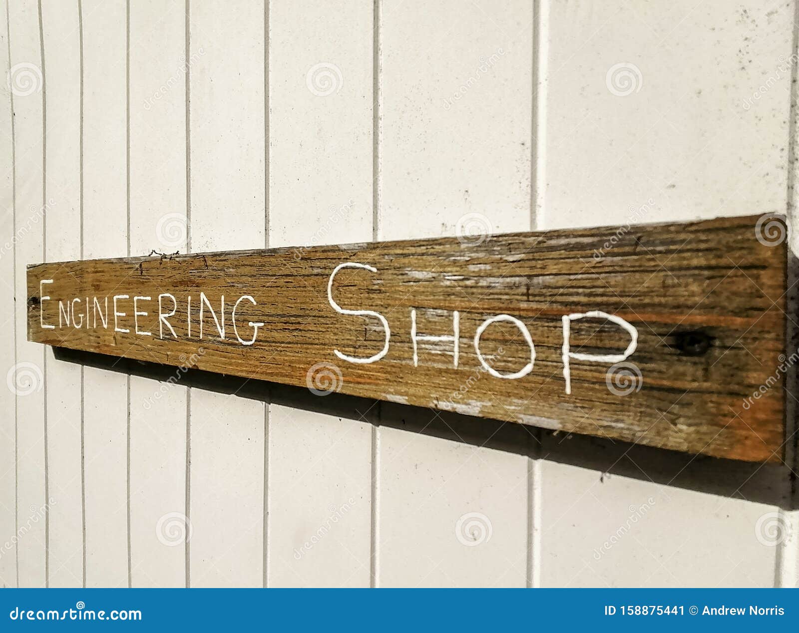 Workshop Sign stock image. Image of entrance, workshop - 158875441