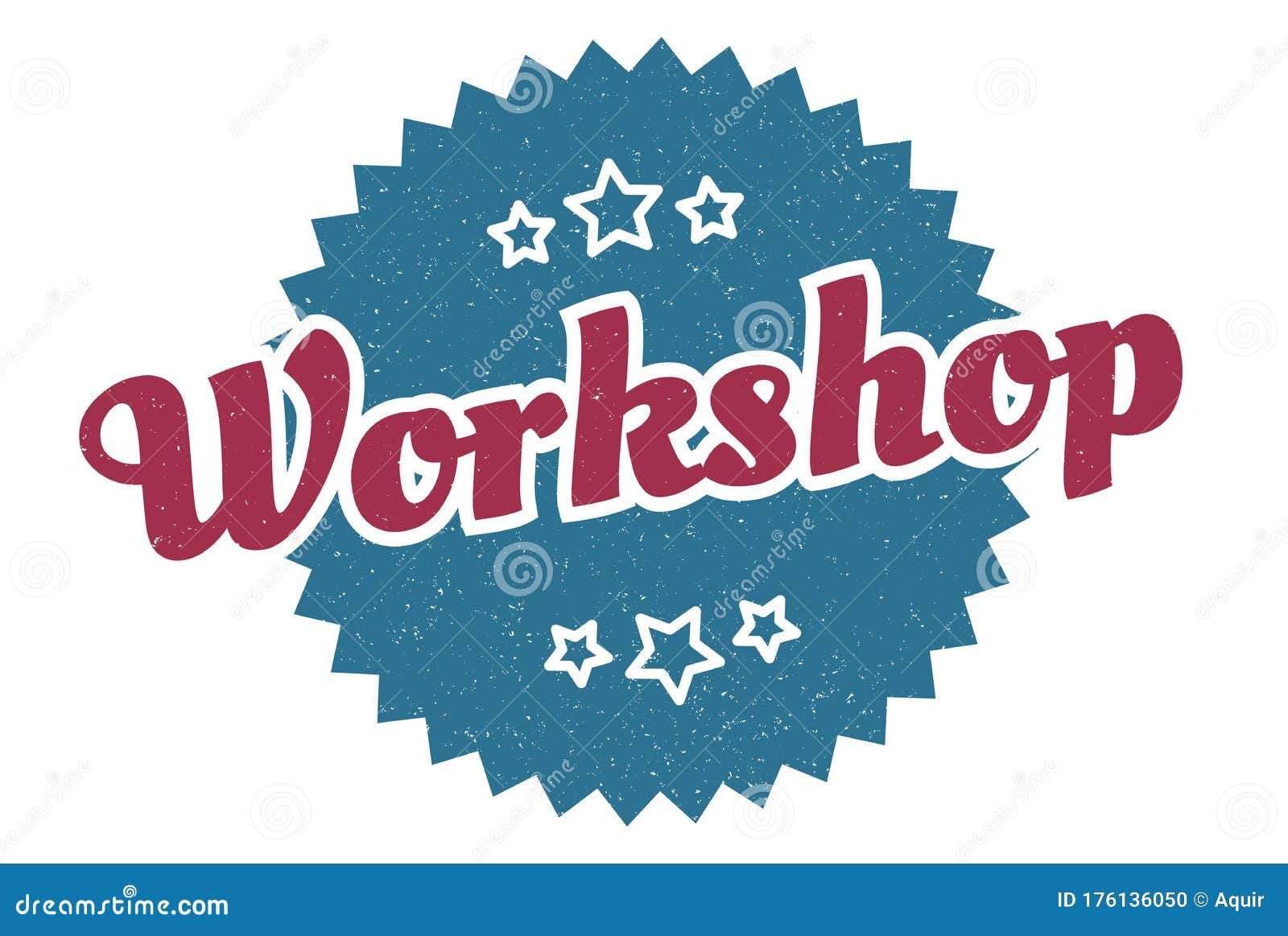 Workshop Sign. Workshop Vintage Retro Label Stock Vector - Illustration ...