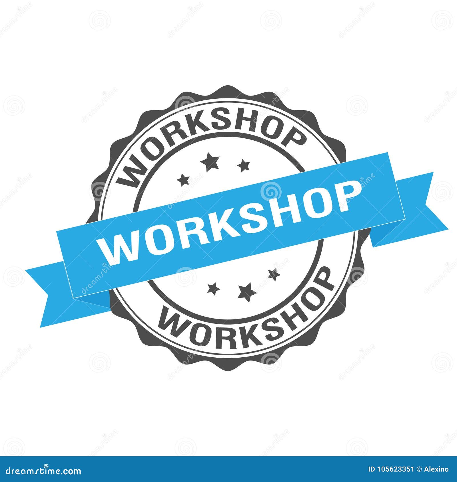 Workshop Stamp Illustration Stock Vector - Illustration of stamp, icon ...