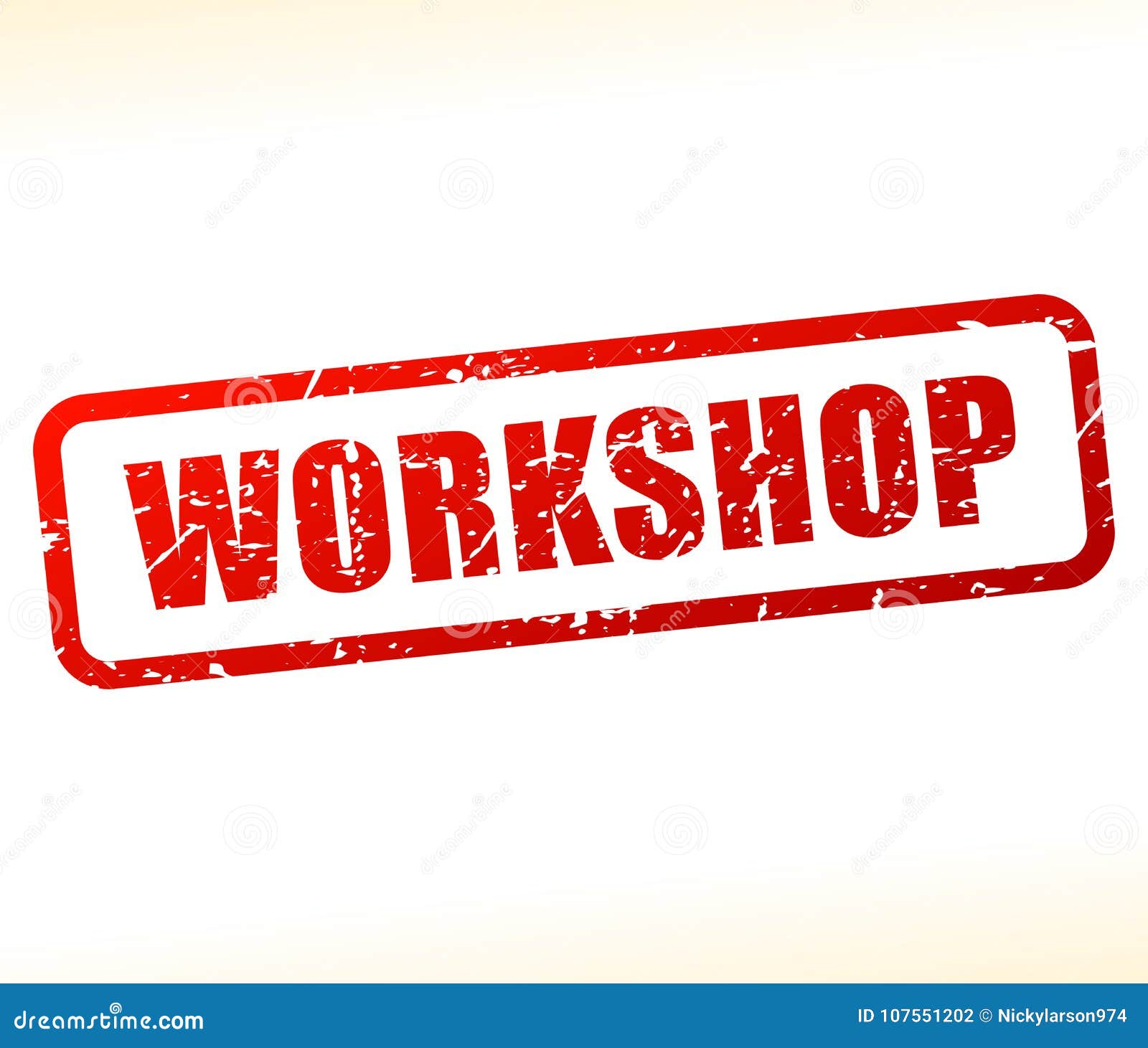 Workshop text stamp stock vector. Illustration of stamp - 107551202