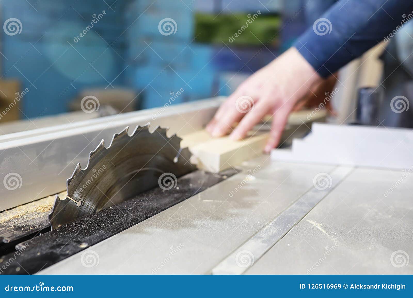 Workshop with Tools and Electric Saws in the Process Stock Image ...
