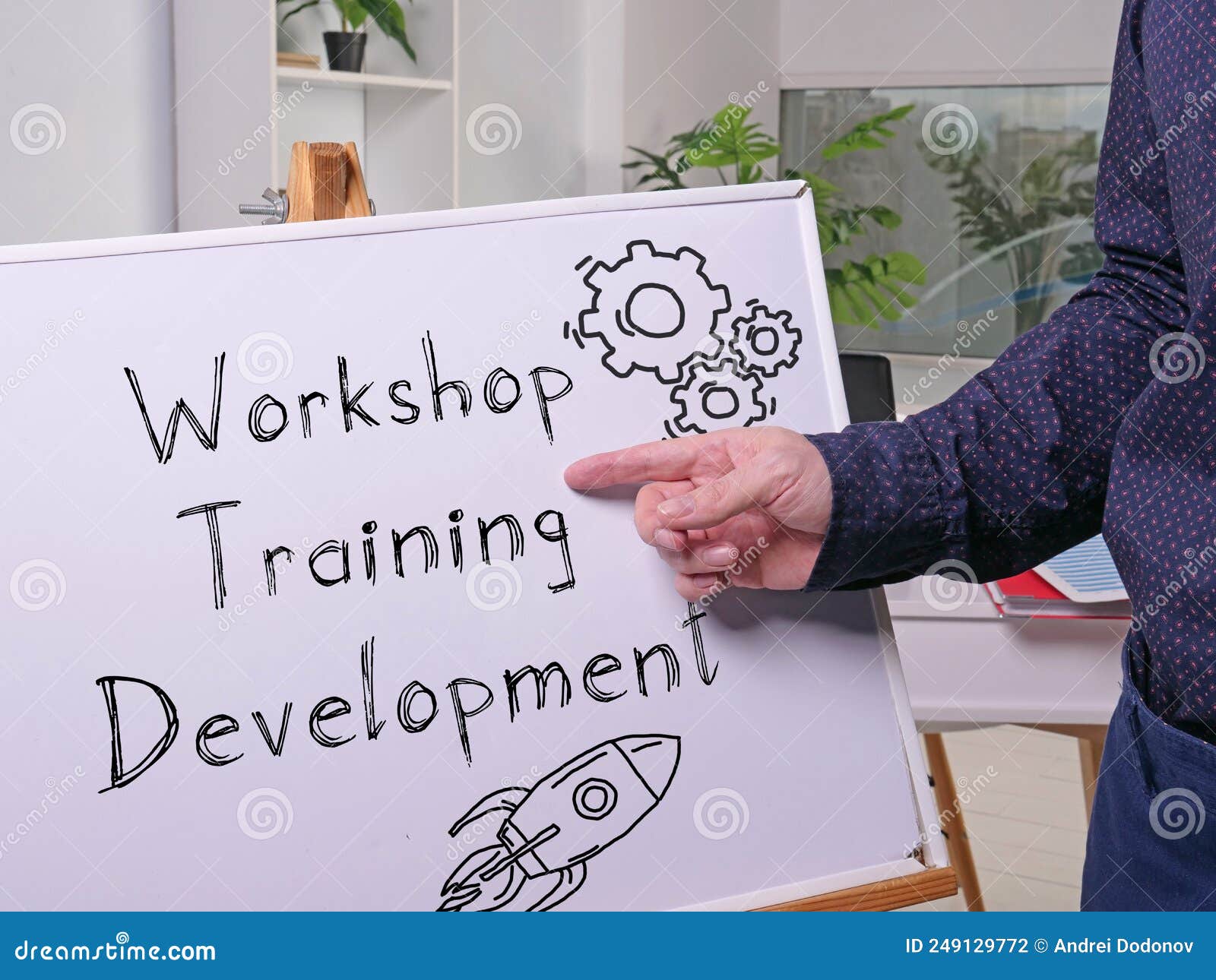 Workshop Training Development is Shown Using the Text Stock Photo ...