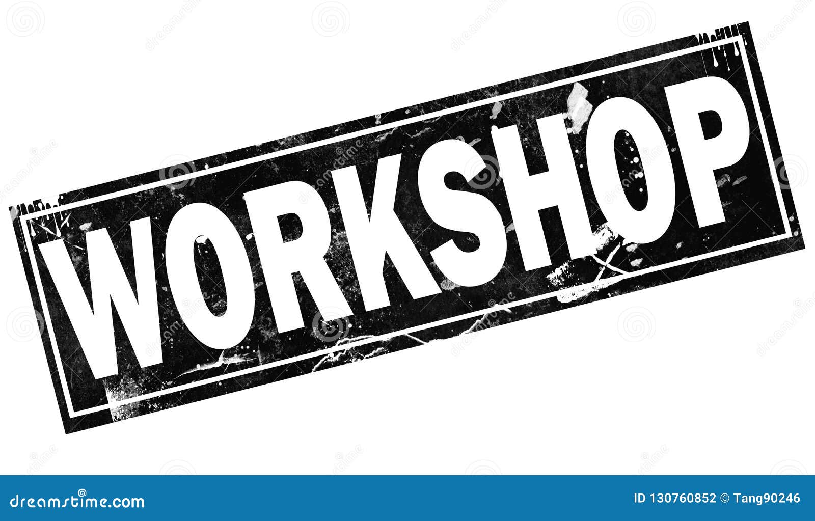 Workshop Word Written On Yellow Background With Blue Kinetic Sand ...