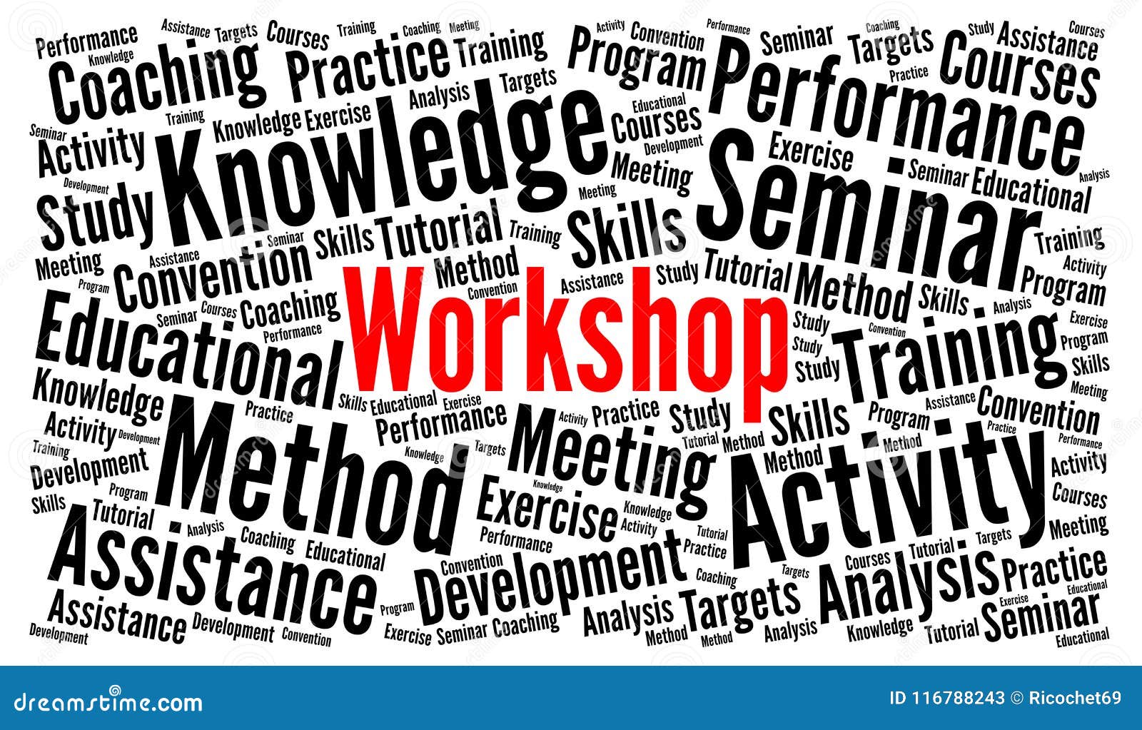 Workshop Word Written On Yellow Background With Blue Kinetic Sand ...