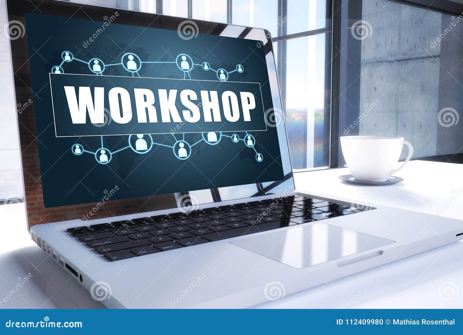 Workshop stock illustration. Illustration of conference - 112409980