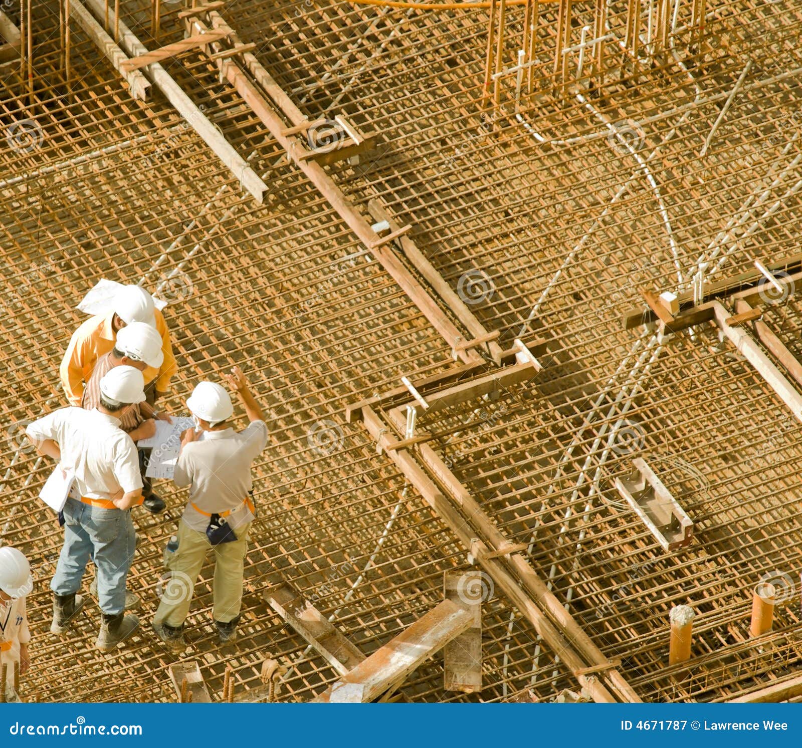 Worksite inspection stock image. Image of construction - 4671787