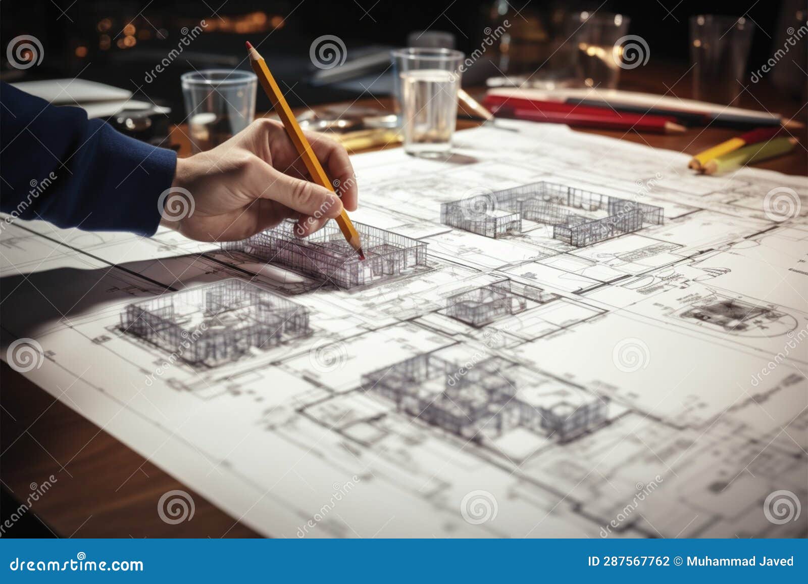 Workspace Collaboration Designers, Architects Develop Project Blueprint ...