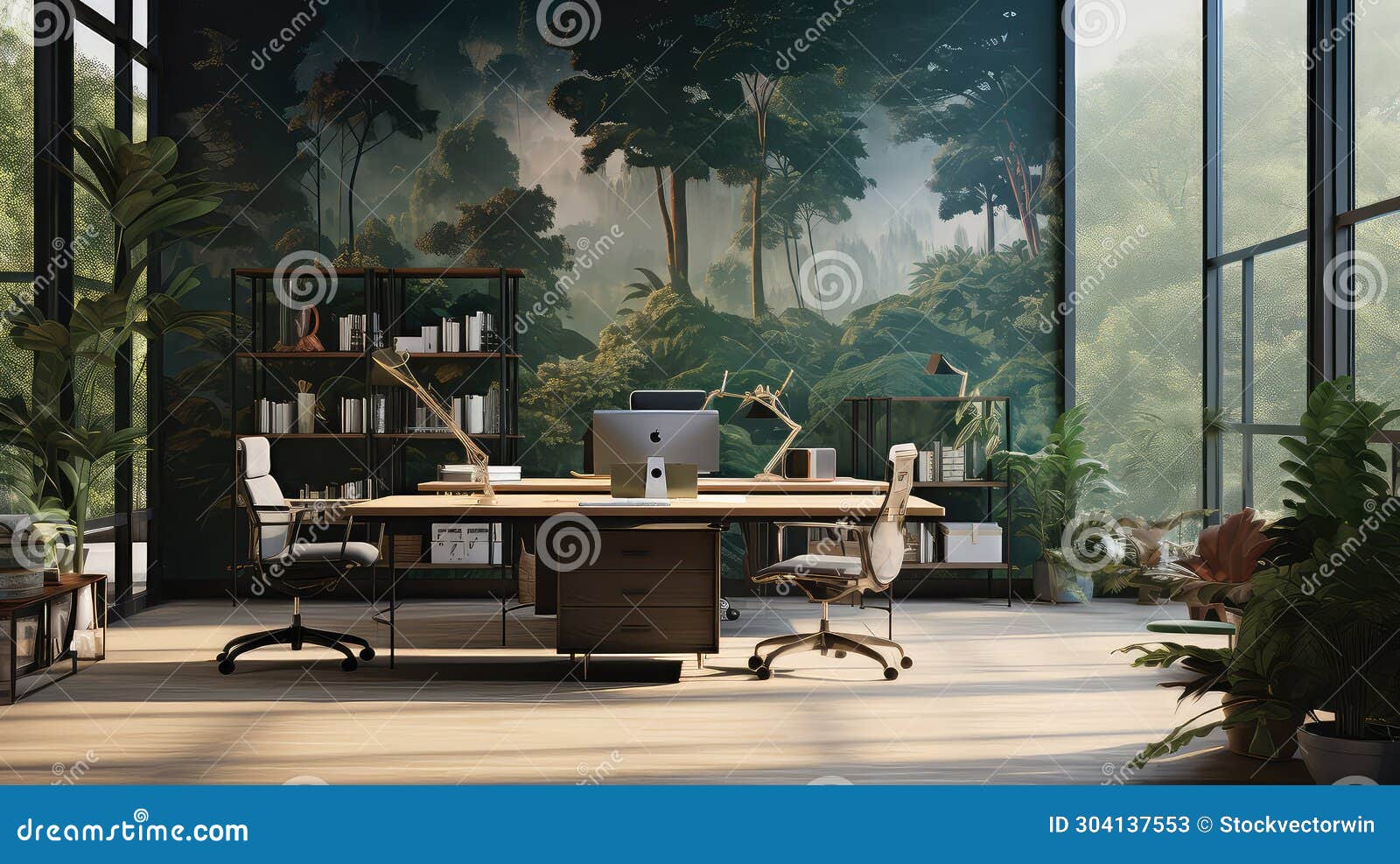 Workspace Graphic Design, Vector Illustration. Workplace, Office, Work ...