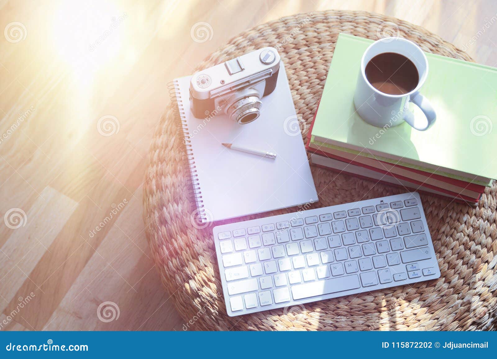 Workspace at Home Office. Self-employed Workplace Concept and Empty ...