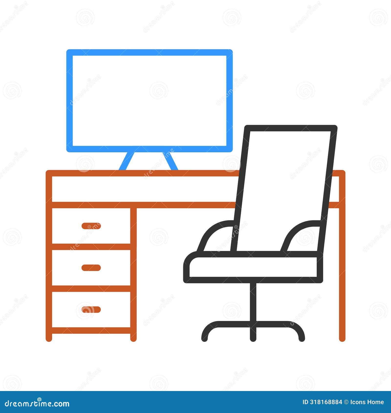 Workspace Icon, Work Environment Symbol, Office Space Icon, Ready To ...