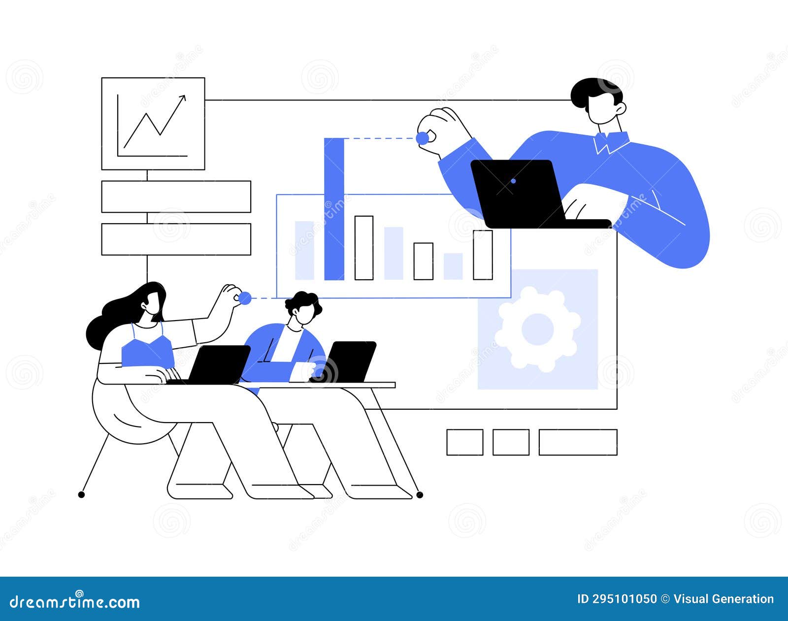 Workspace Isolated Cartoon Vector Illustrations. Stock Vector ...