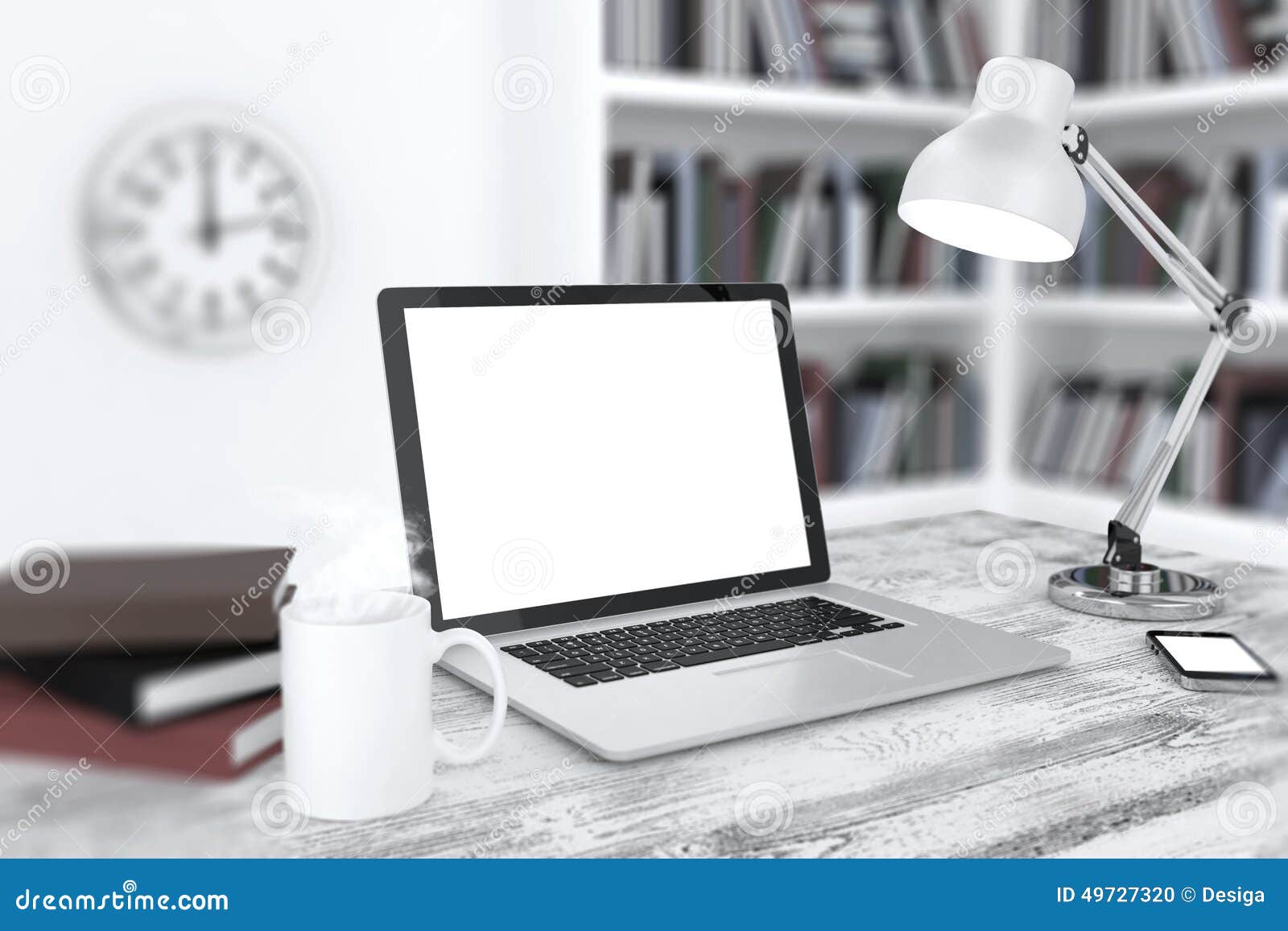 Workspace stock photo. Image of computer, display, design - 49727320