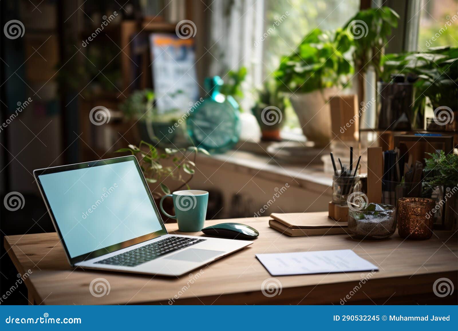 Workspace for Online Learning at Home, Equipped with Computer and ...