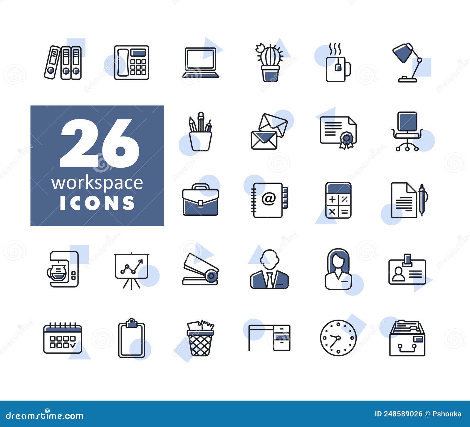 Workspace Outline Icon. Workspace Sign Stock Illustration ...