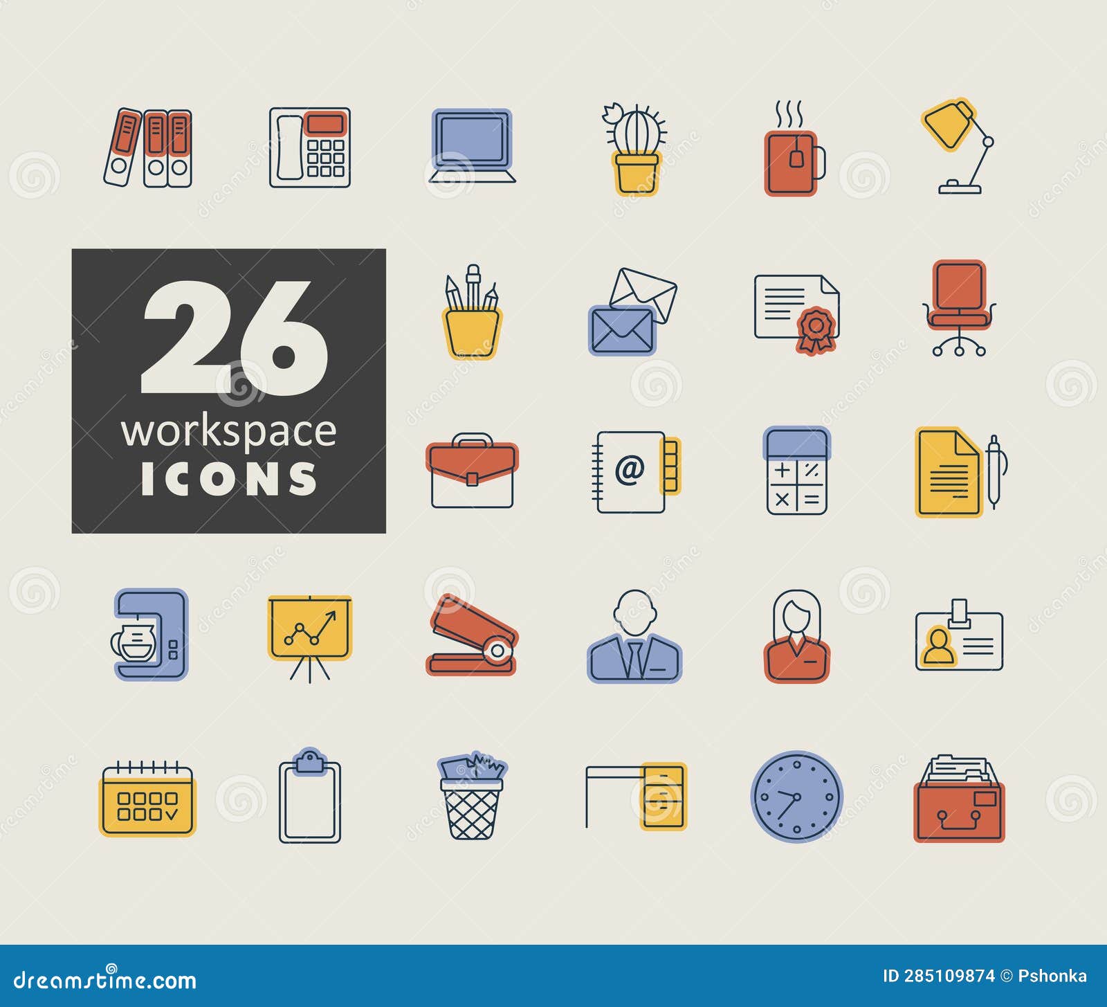 Workspace Outline Icon. Workspace Sign Stock Illustration ...