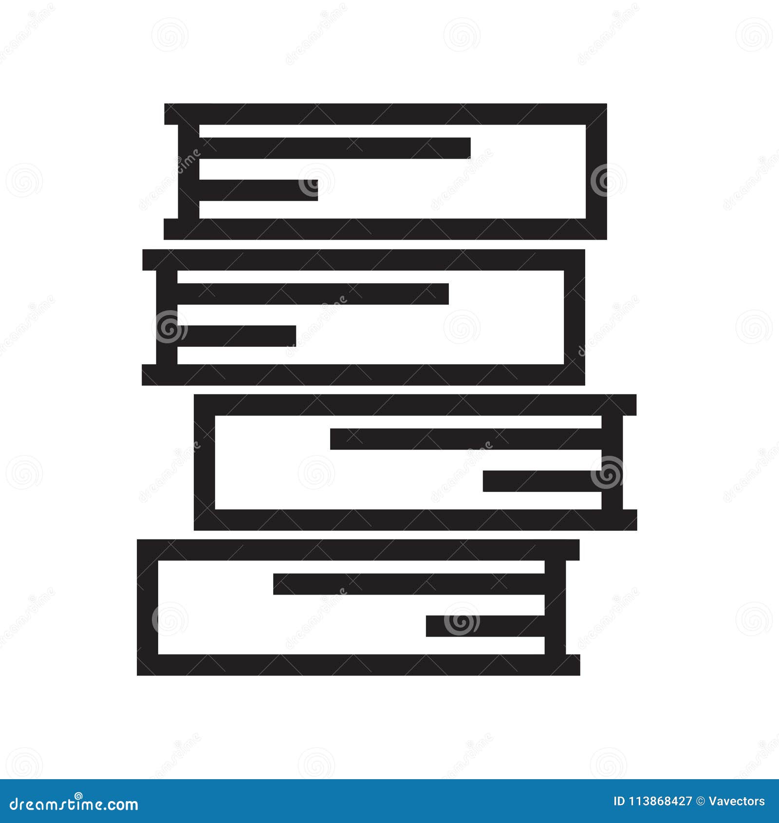 Workspace Stack of Book Icons Stock Vector - Illustration of logo ... Workspace Stack of Book Icons Stock Vector - Illustration of logo ...