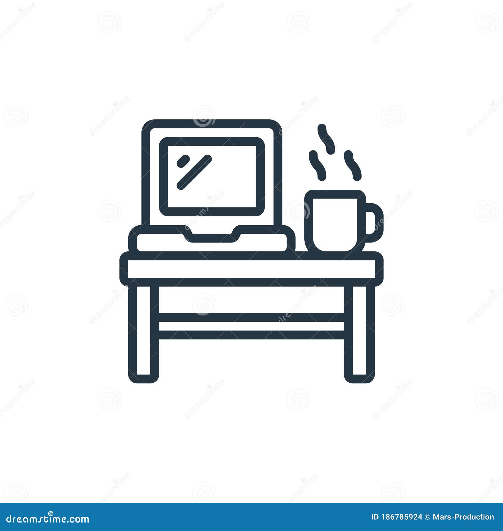 Workspace Vector Icon. Workspace Editable Stroke. Workspace Linear ...
