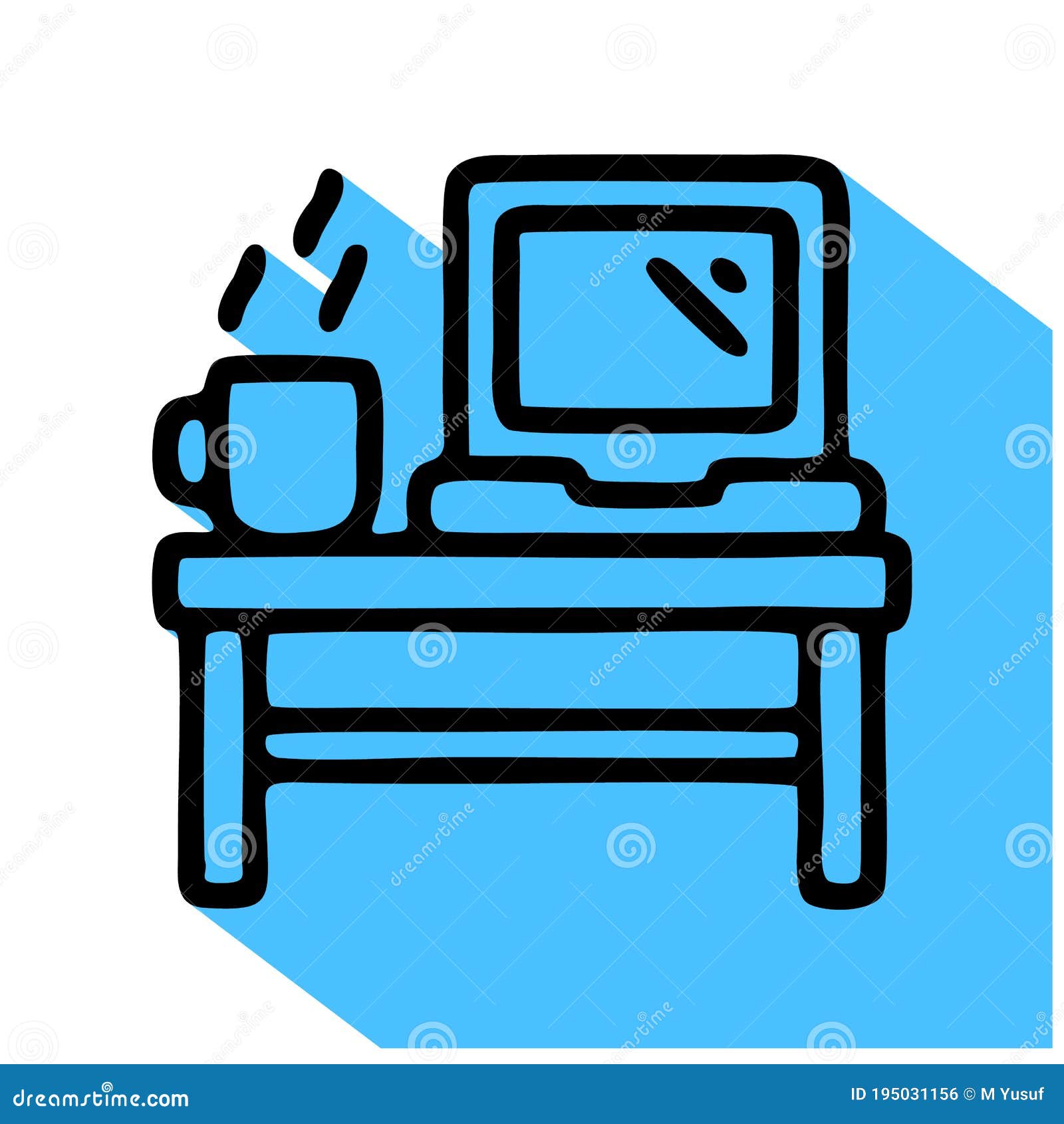 Workspace Vector Icon. Workspace Editable Stroke Stock Vector ...