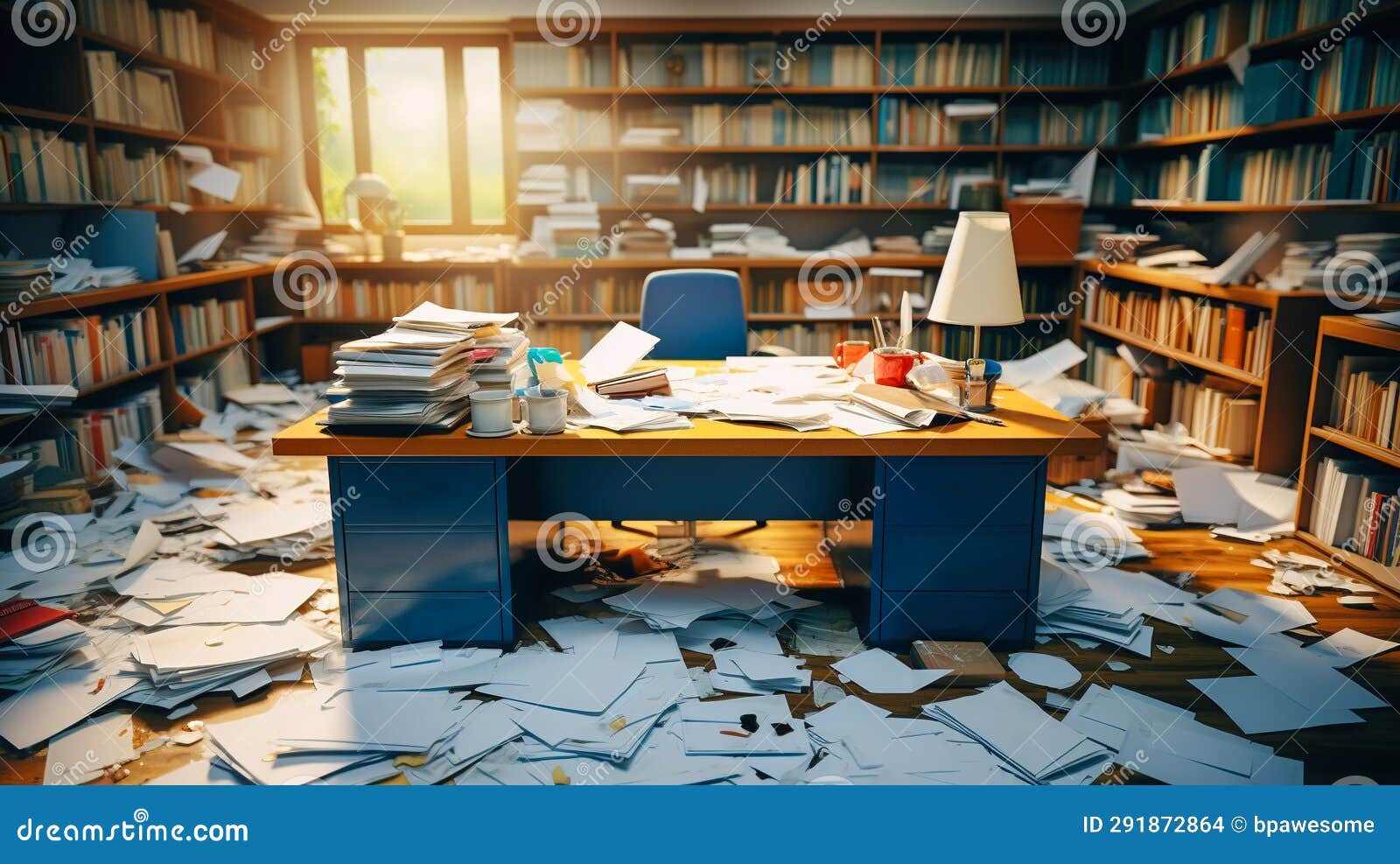 Messy Workstation Stock Image | CartoonDealer.com #30868837