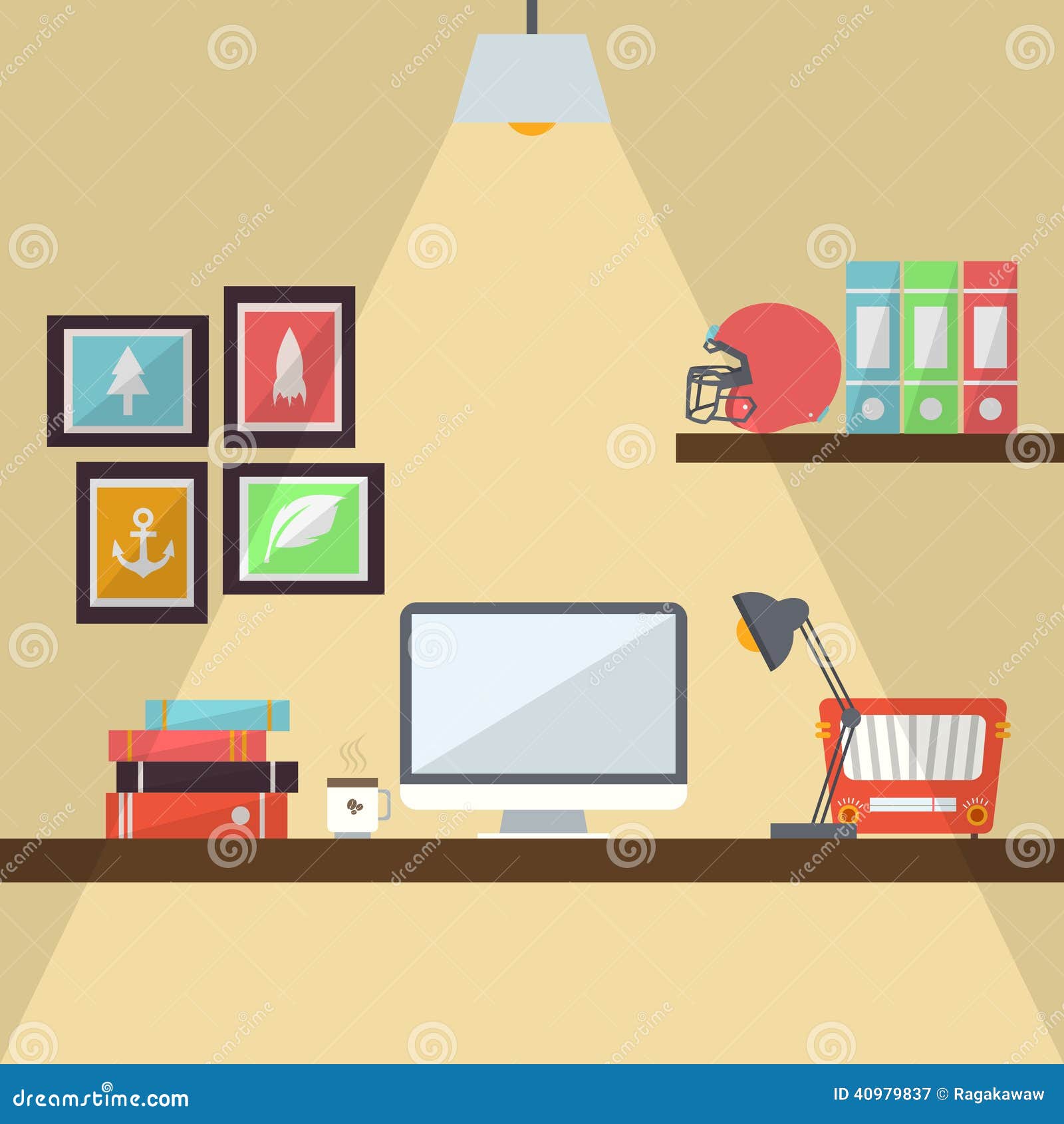 Workstation Cartoons, Illustrations & Vector Stock Images - 66369 ...