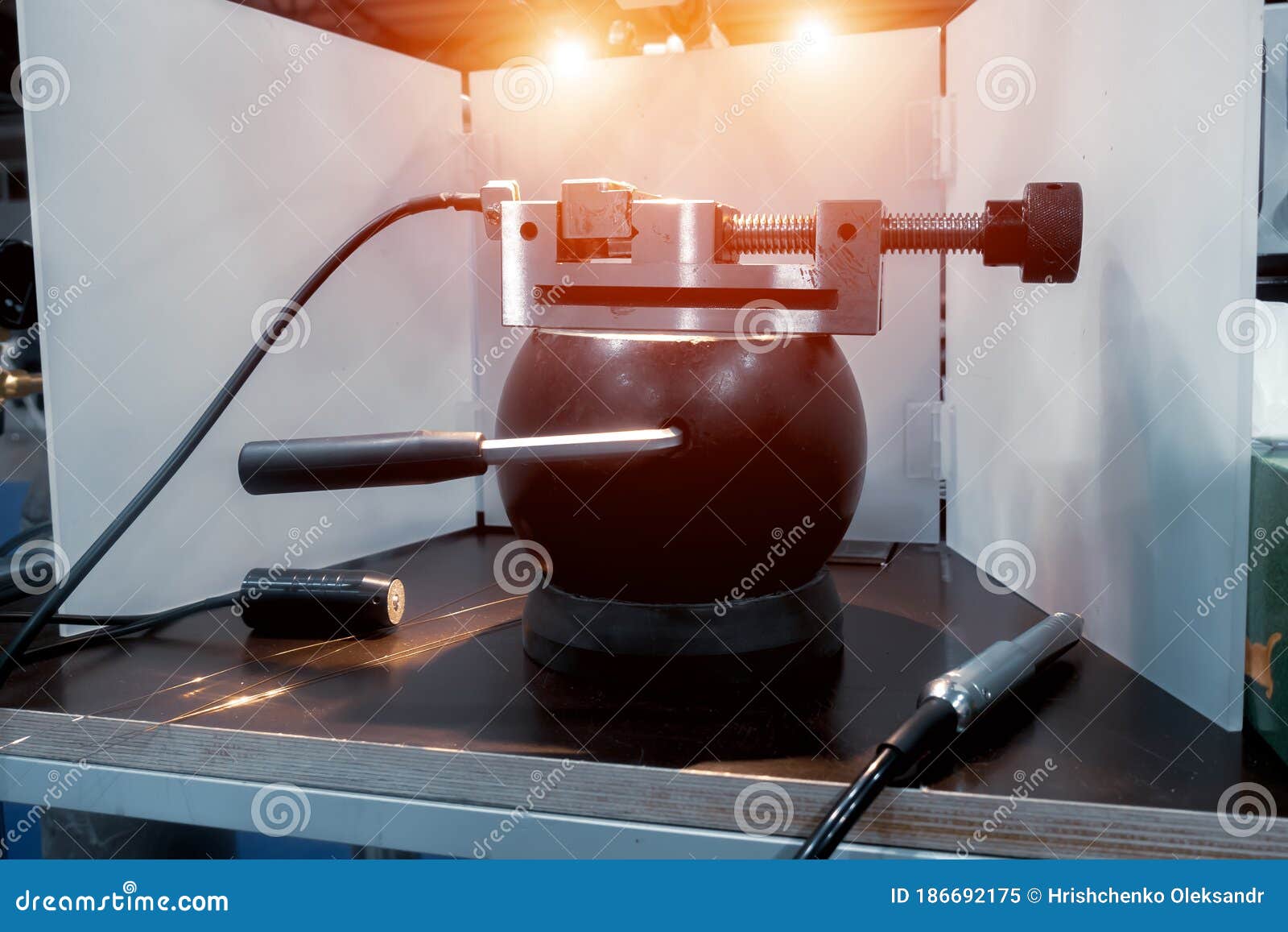 Workstation for Ultra-precise Laser Spot Welding Stock Image - Image of ...