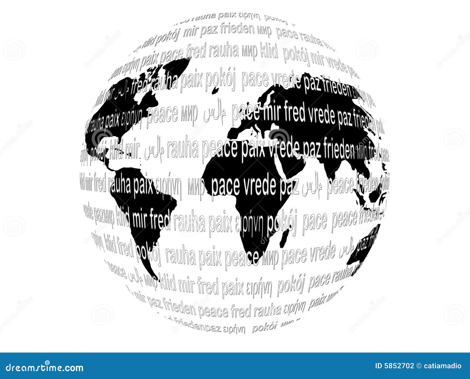 The world 2 stock illustration. Illustration of english - 5852702