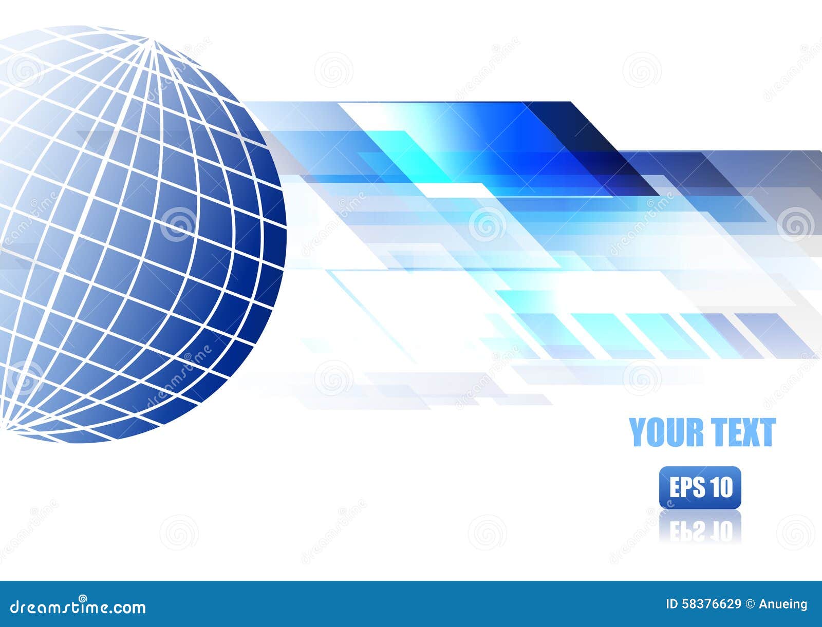 World with Abstract Square Background Stock Vector - Illustration of ...