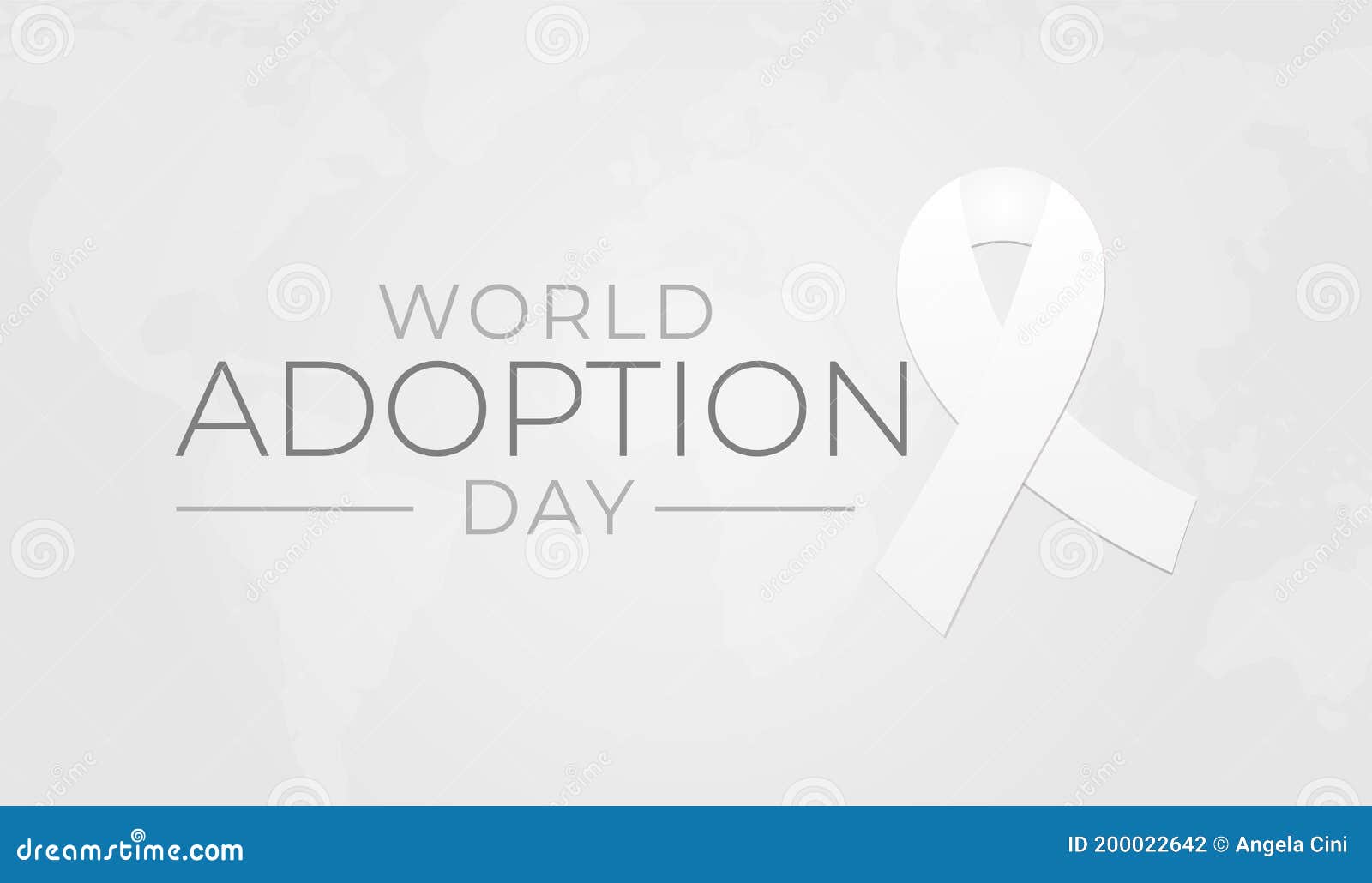 World Adoption Day Background Illustration Stock Vector - Illustration ...