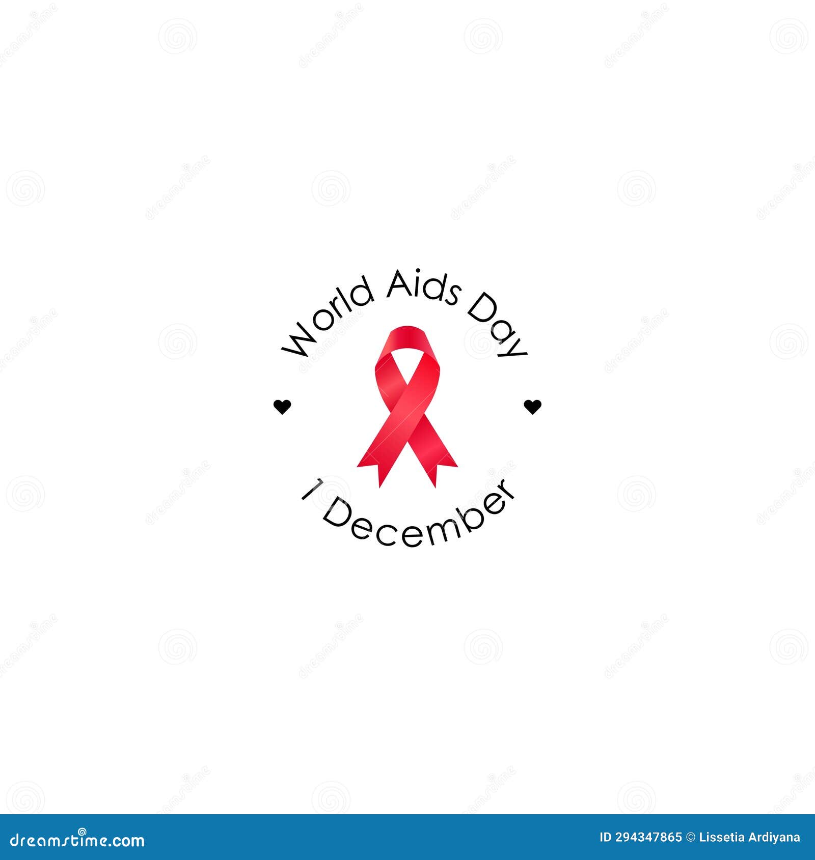 World Aids Day Logo, Sticker Vector Graphics Stock Vector ...