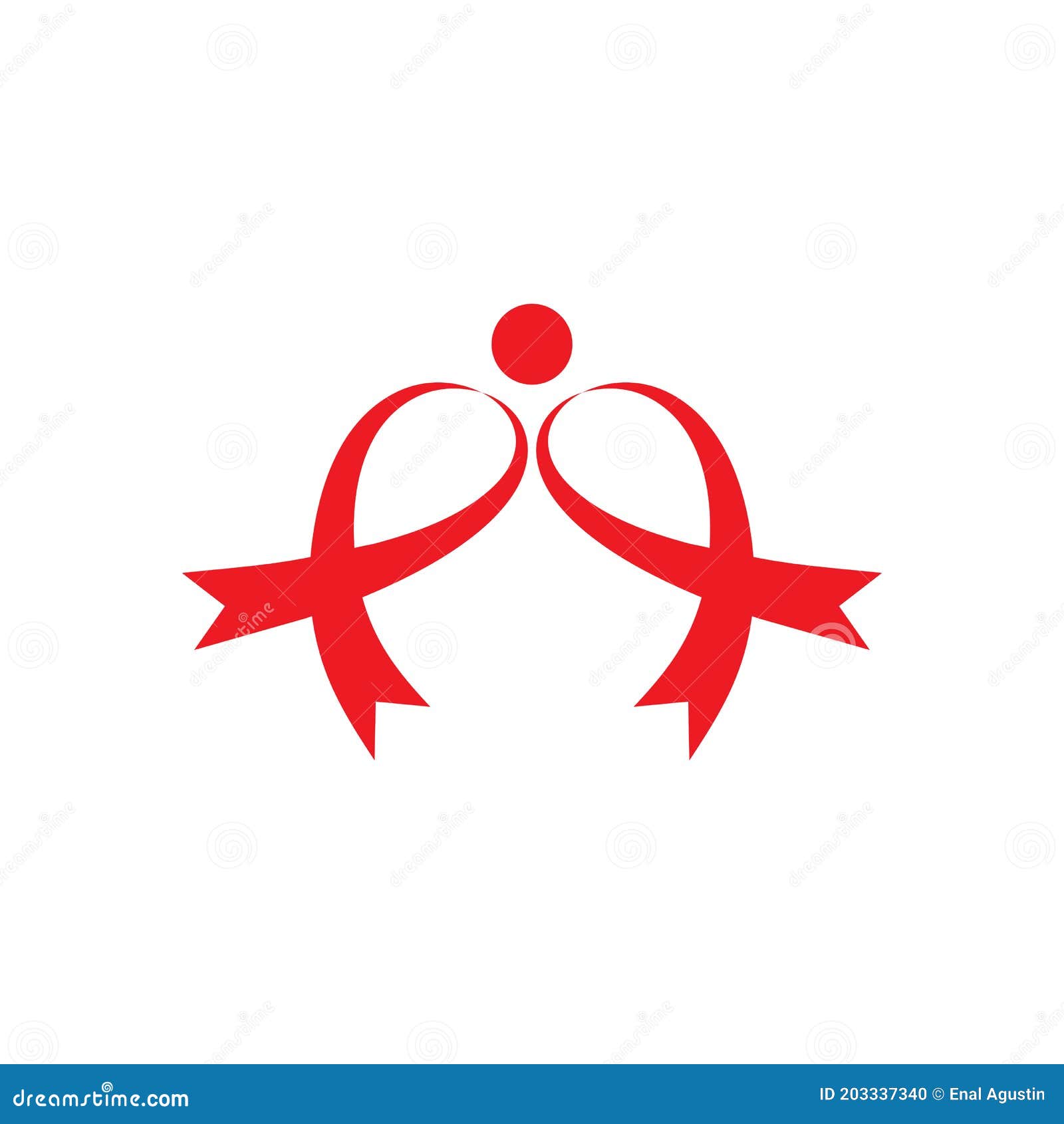 World Aids Logo Design Template Stock Vector - Illustration of vector ...