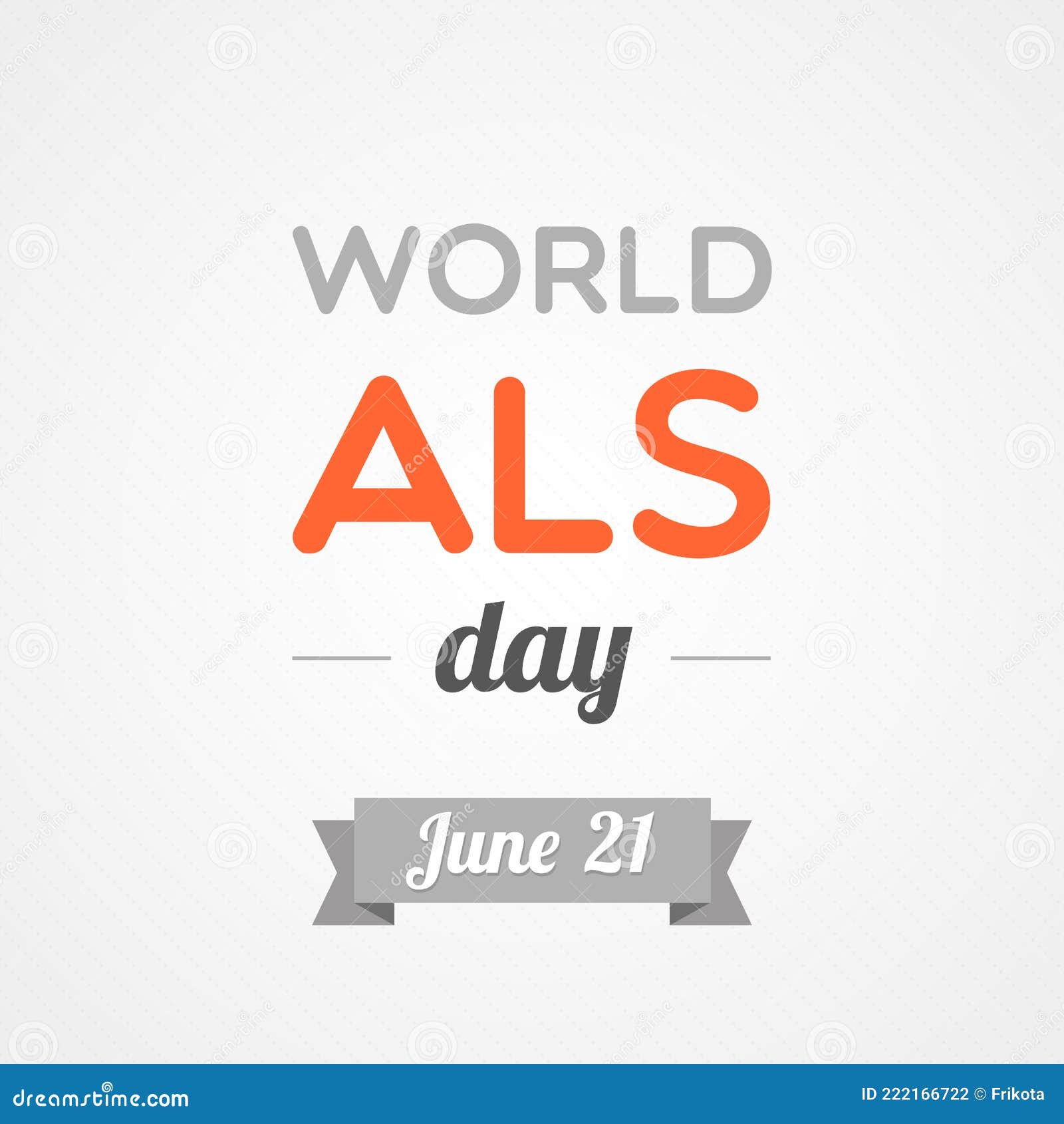 World ALS Day. Amyotrophic Lateral Sclerosis. Vector Illustration, Flat ...