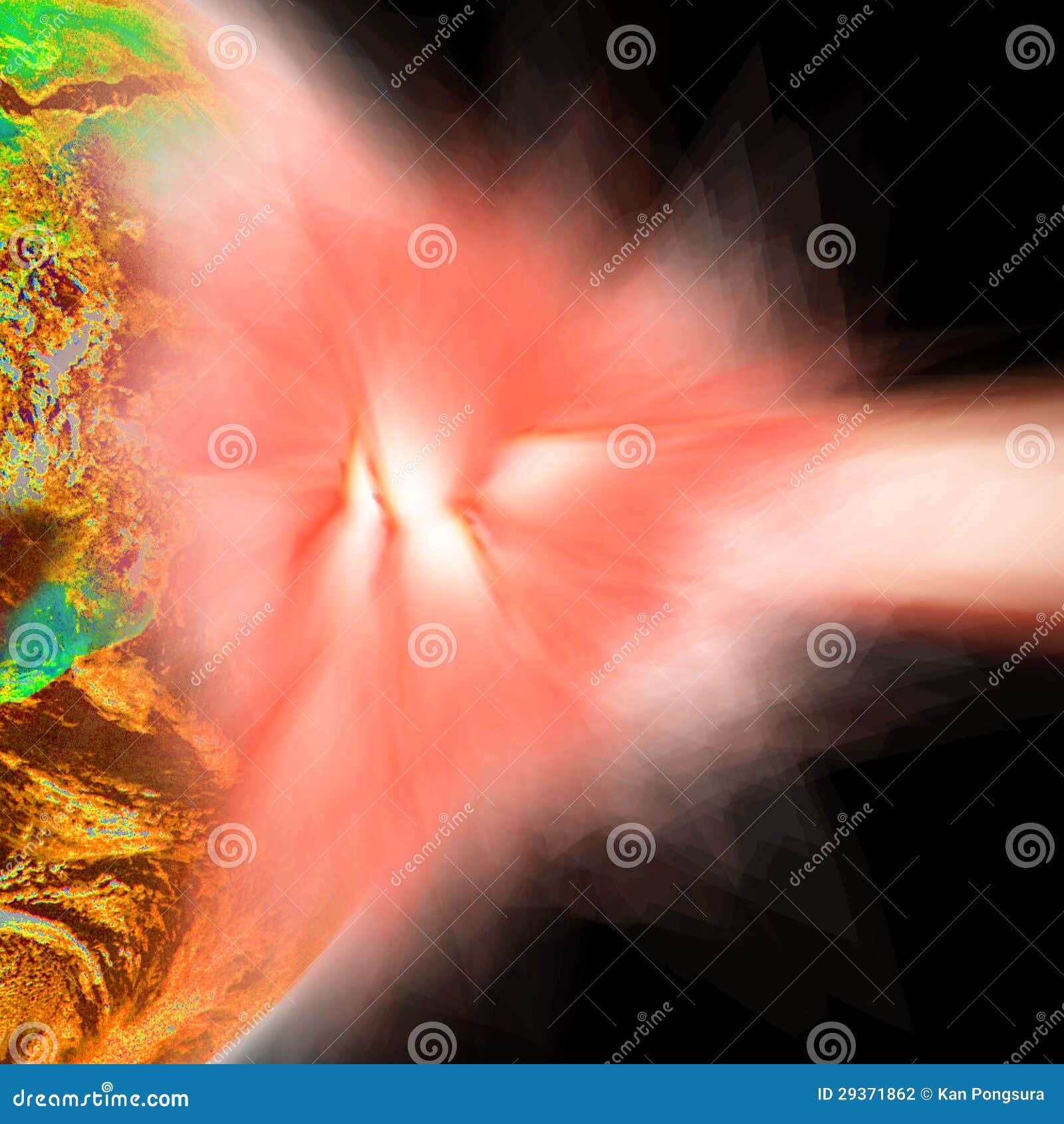 World attack stock illustration. Illustration of abstract - 29371862