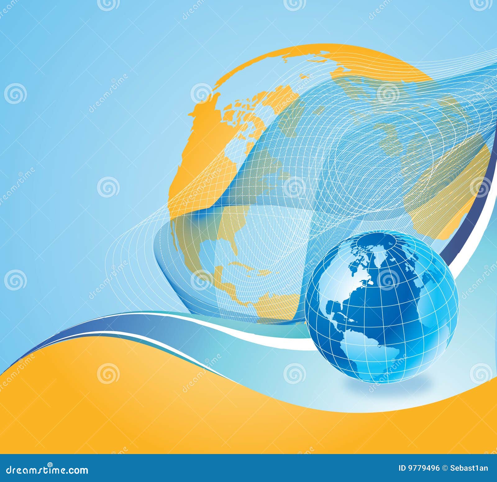 World background stock vector. Illustration of highspeed - 9779496