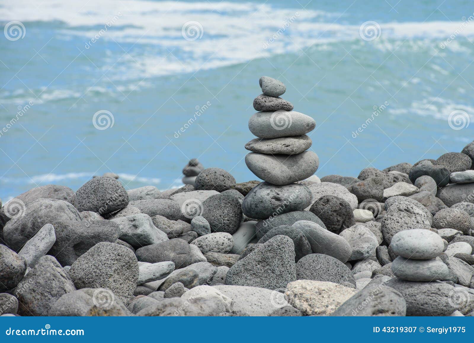World of balance stock image. Image of cairn, tower, harmony - 43219307