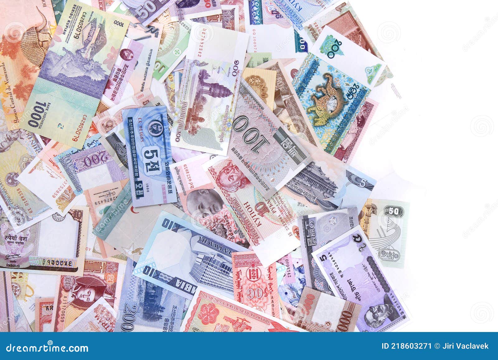 World banknote collection stock image. Image of finance - 218603271