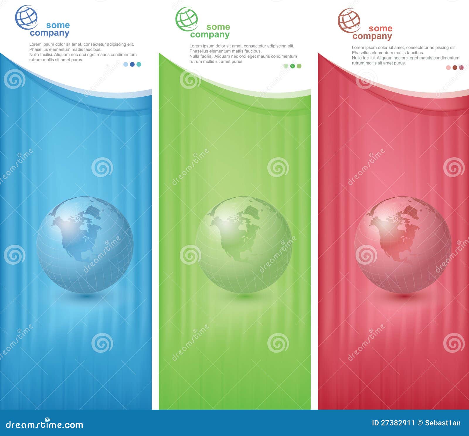 World banner stock vector. Illustration of decorative - 27382911