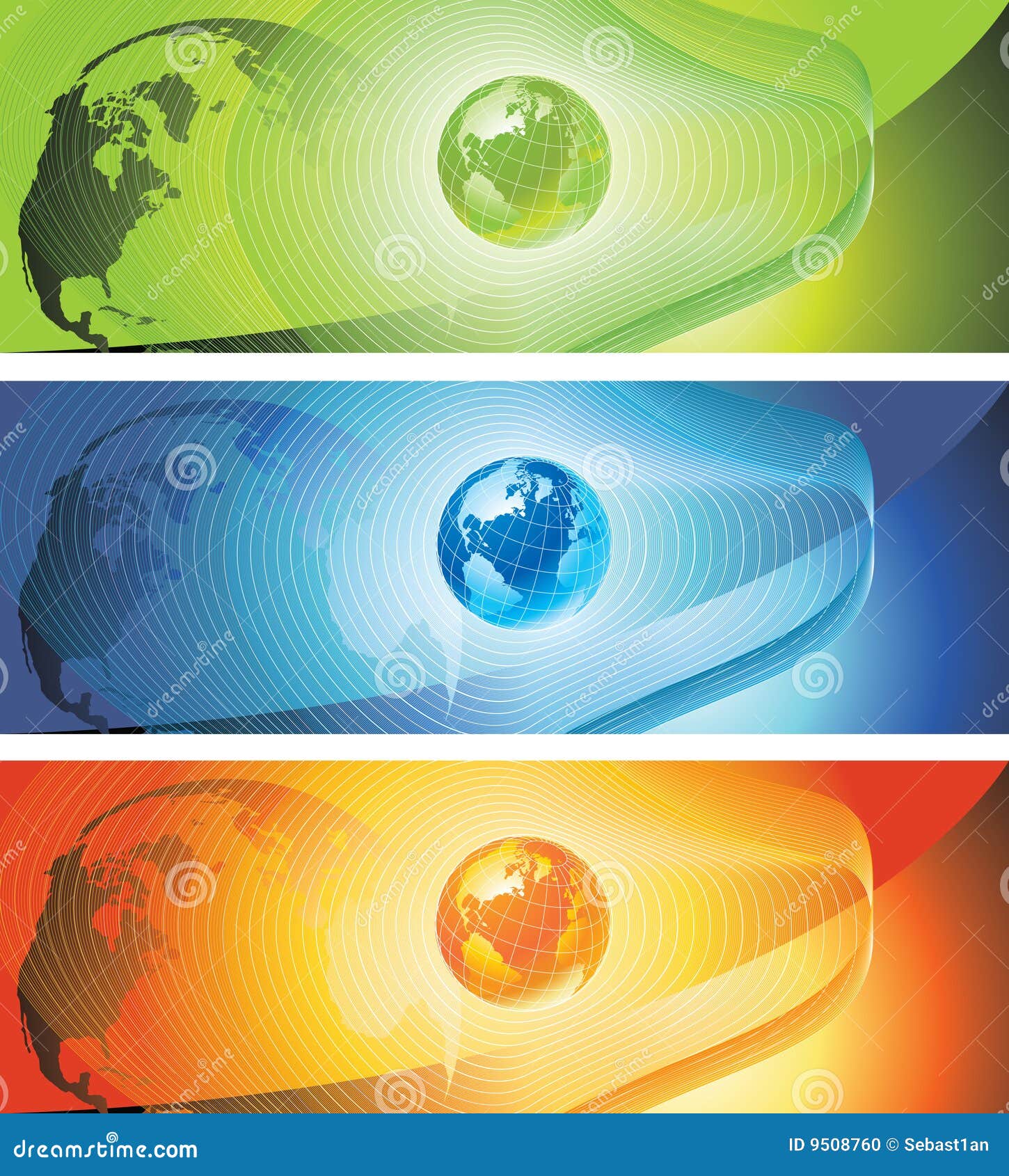 World banner stock vector. Illustration of firewall, inside - 9508760