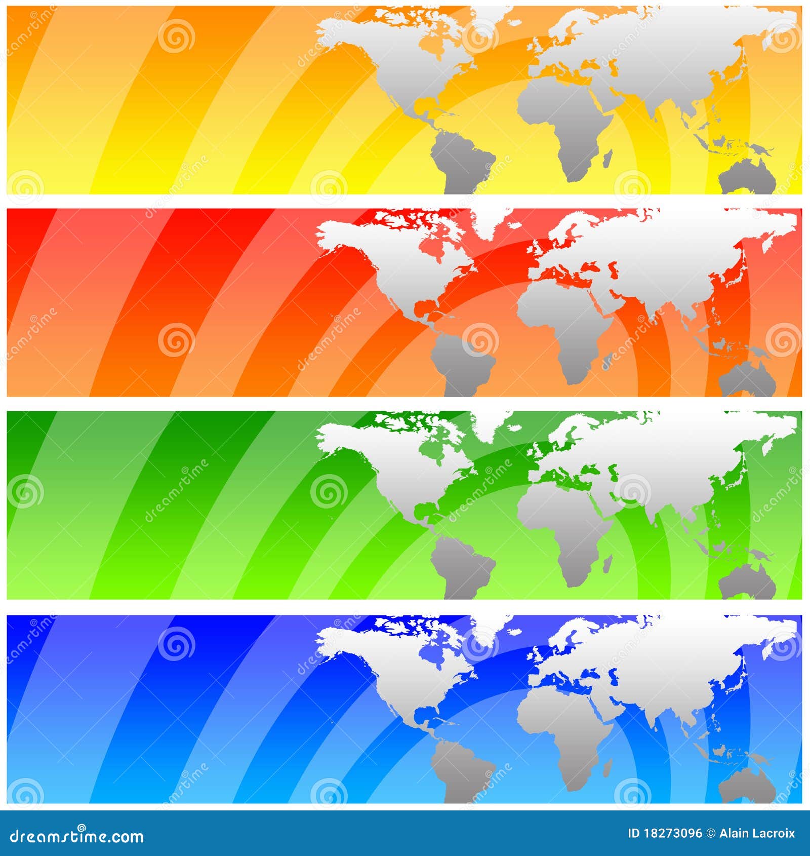 World banners stock illustration. Illustration of globalization - 18273096