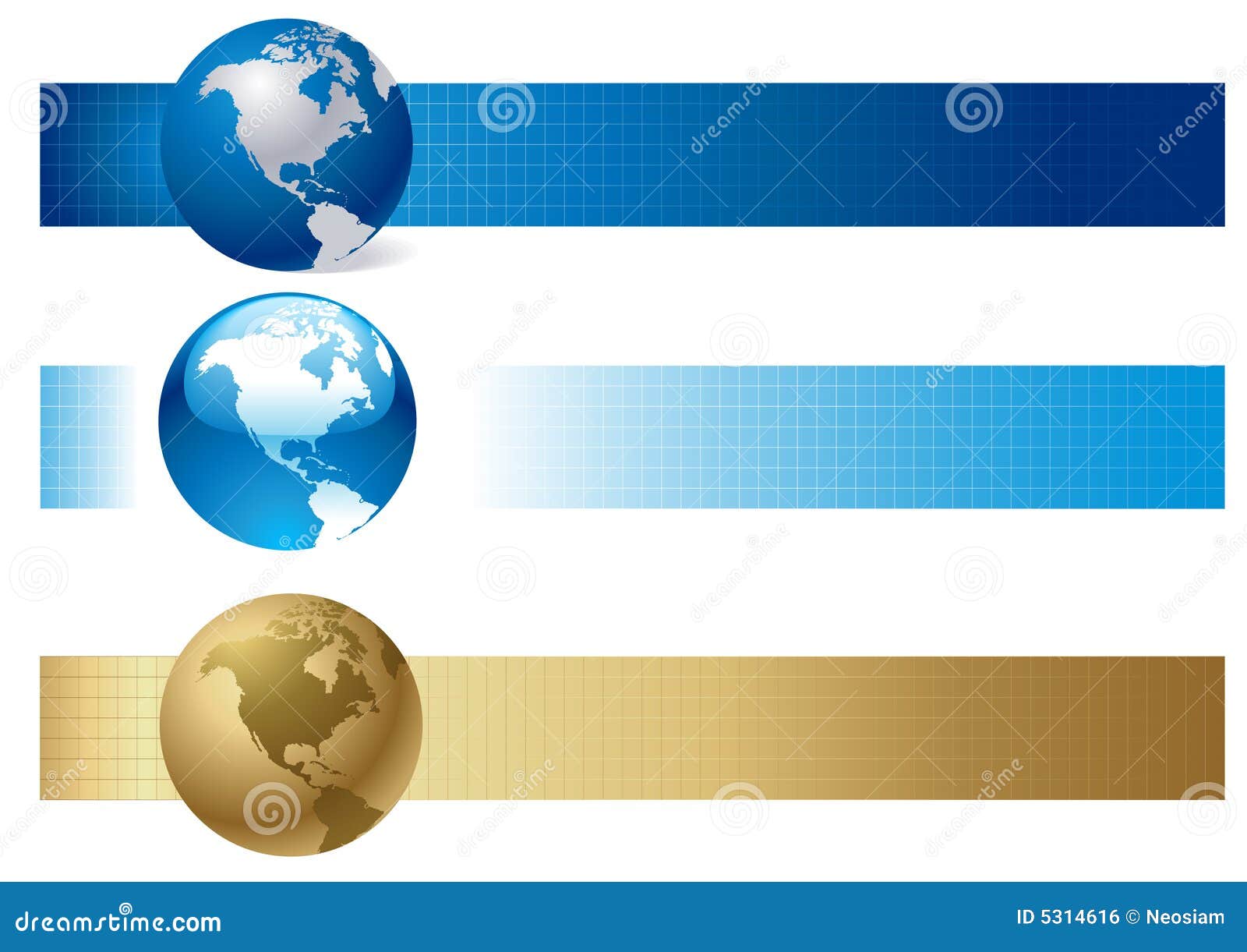 World Banners Cartoon Vector | CartoonDealer.com #45749959