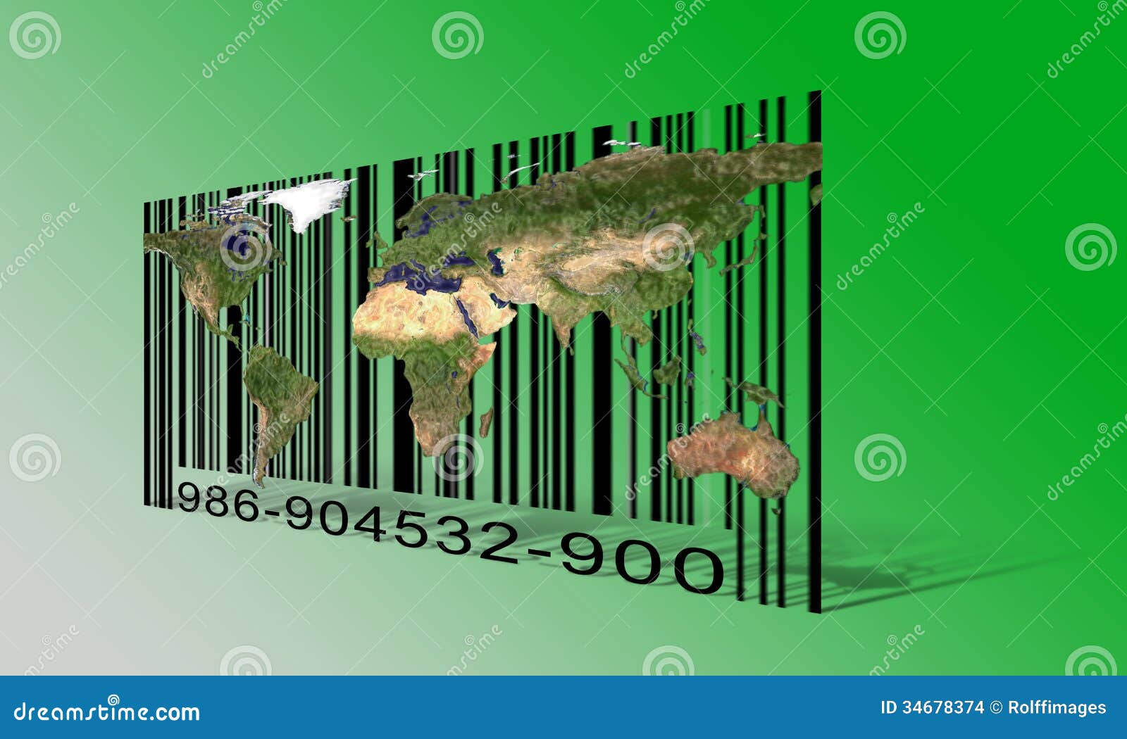 World Barcode stock illustration. Illustration of abstract - 34678374