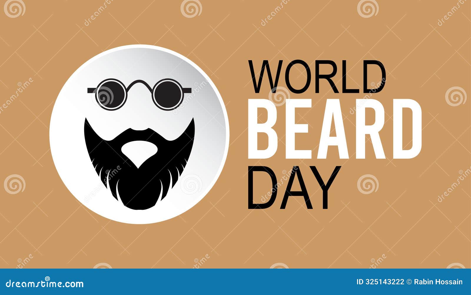 World Beard Day is Observed Every Year on September. Stock Illustration ...