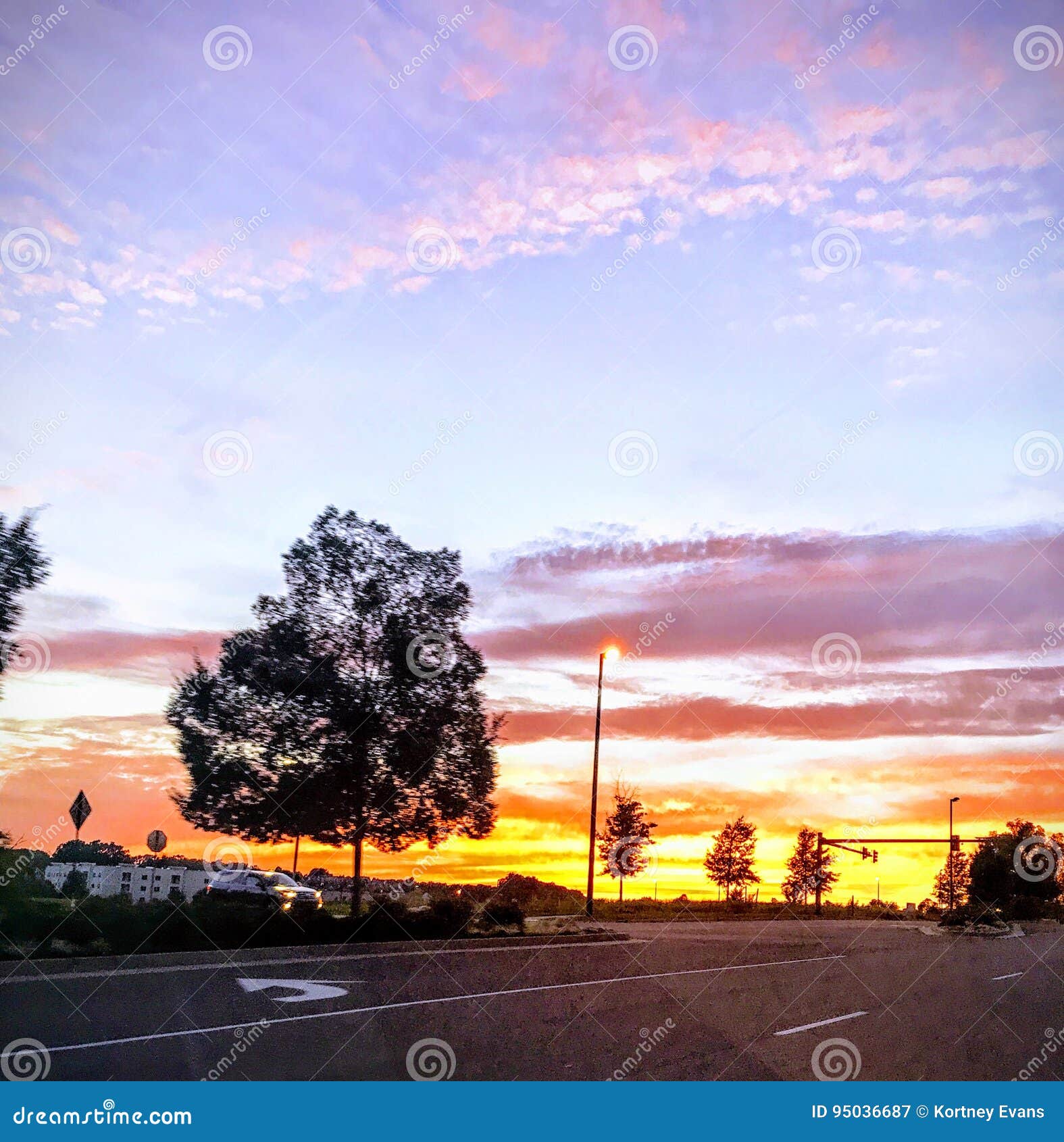 The world is beautiful! stock image. Image of sunset - 95036687