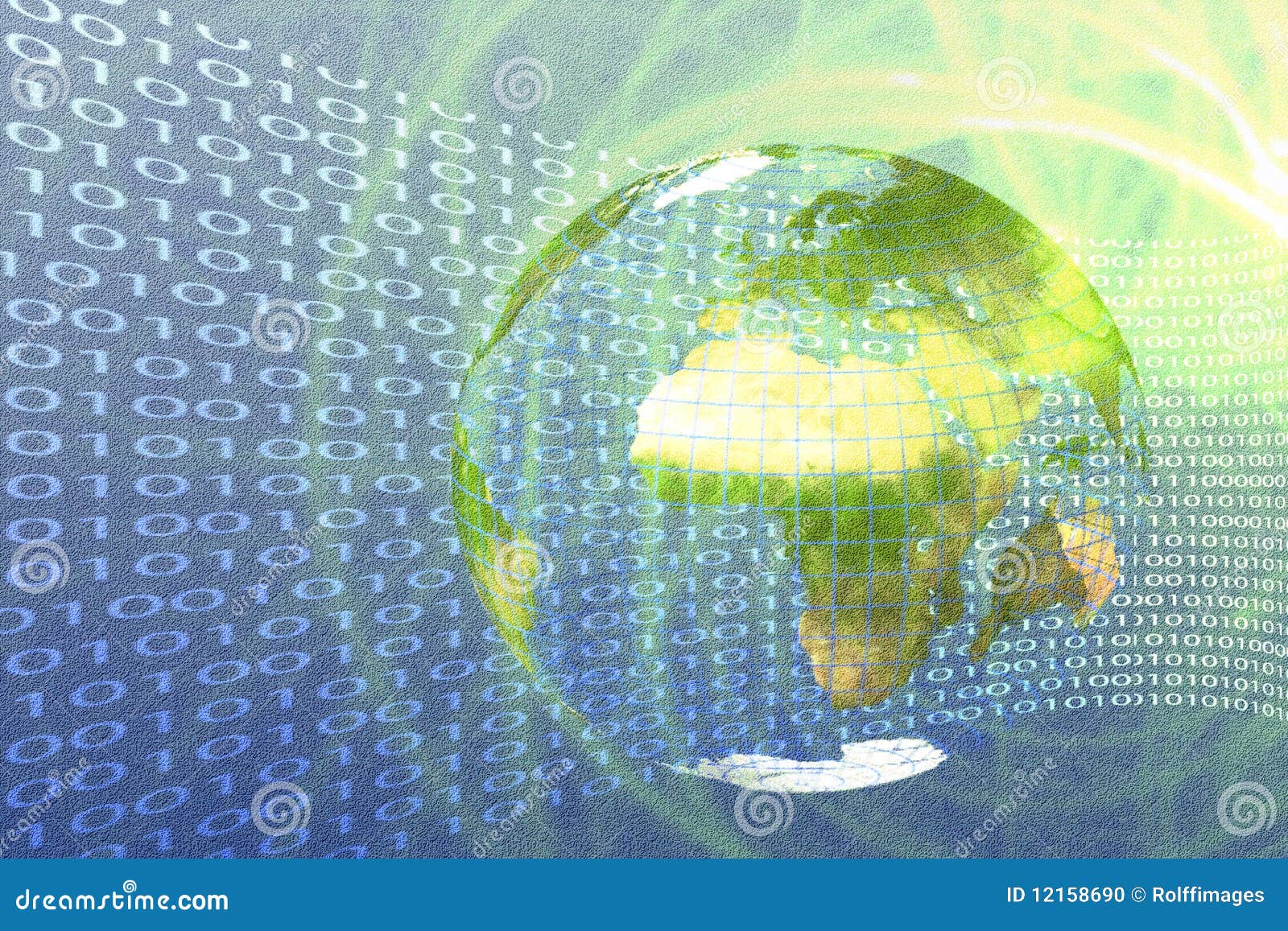 World Binary Barcode Stock Photo | CartoonDealer.com #43599282