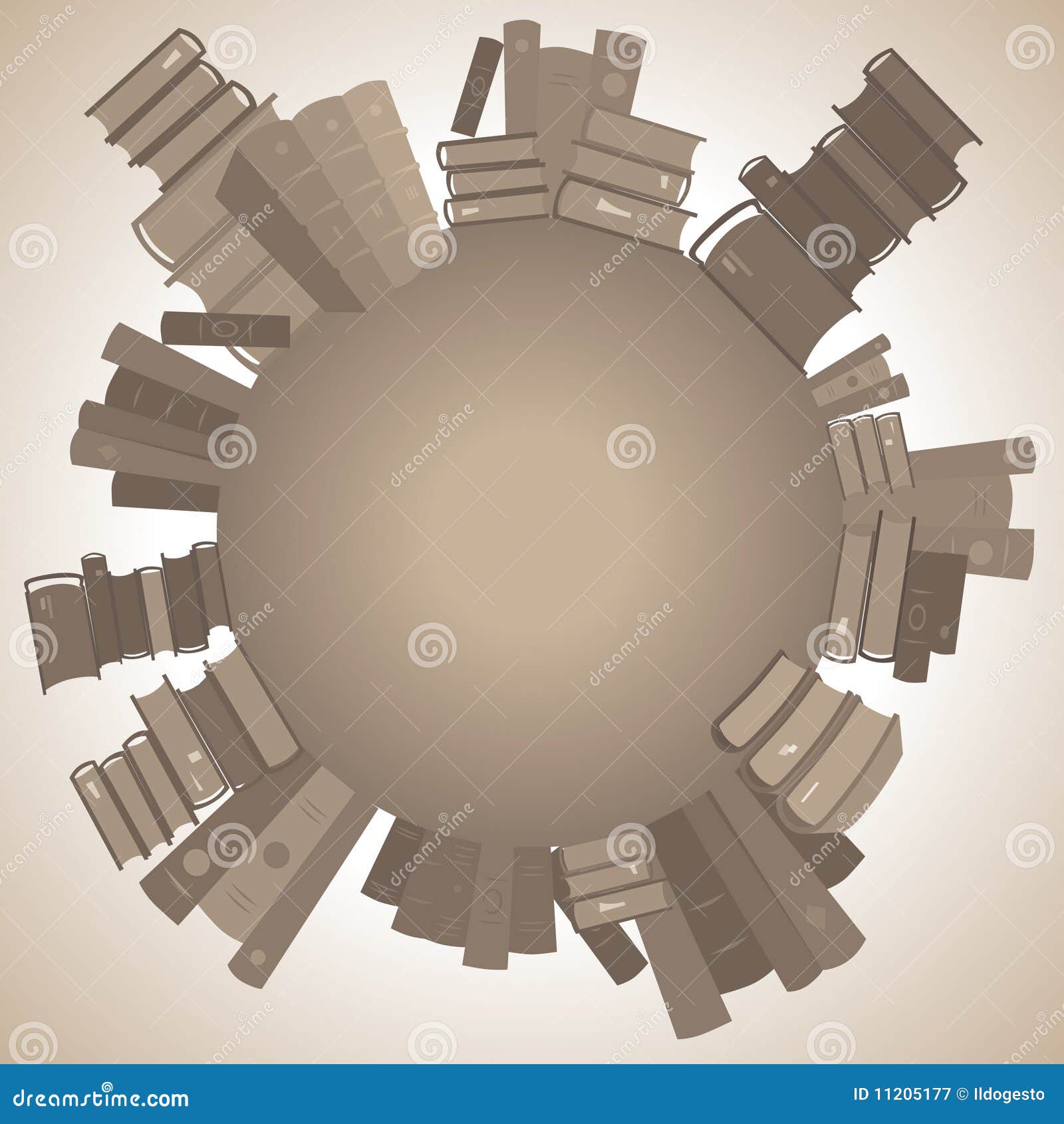World of books stock vector. Illustration of world, learning - 11205177