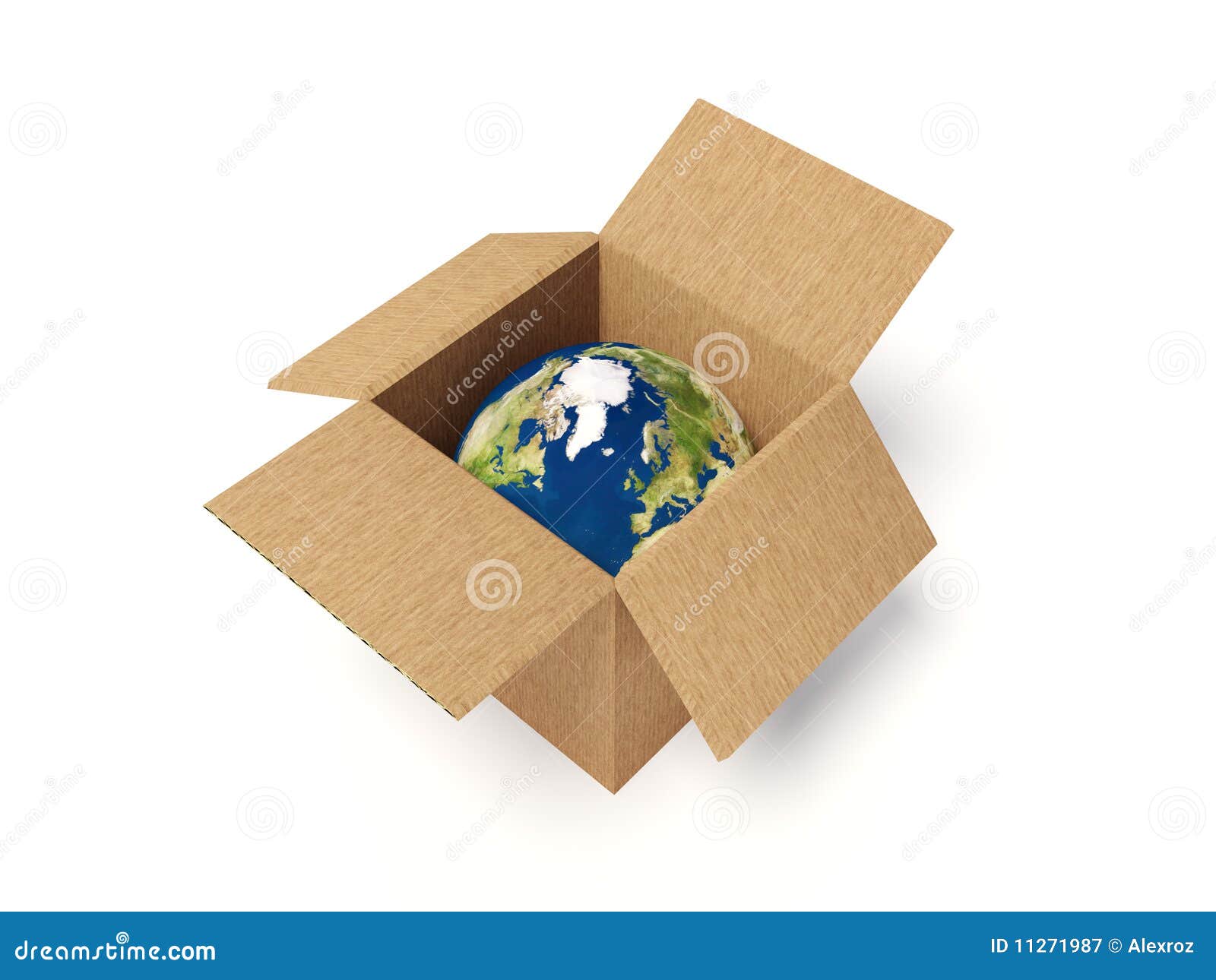 World in box stock illustration. Illustration of gift - 11271987